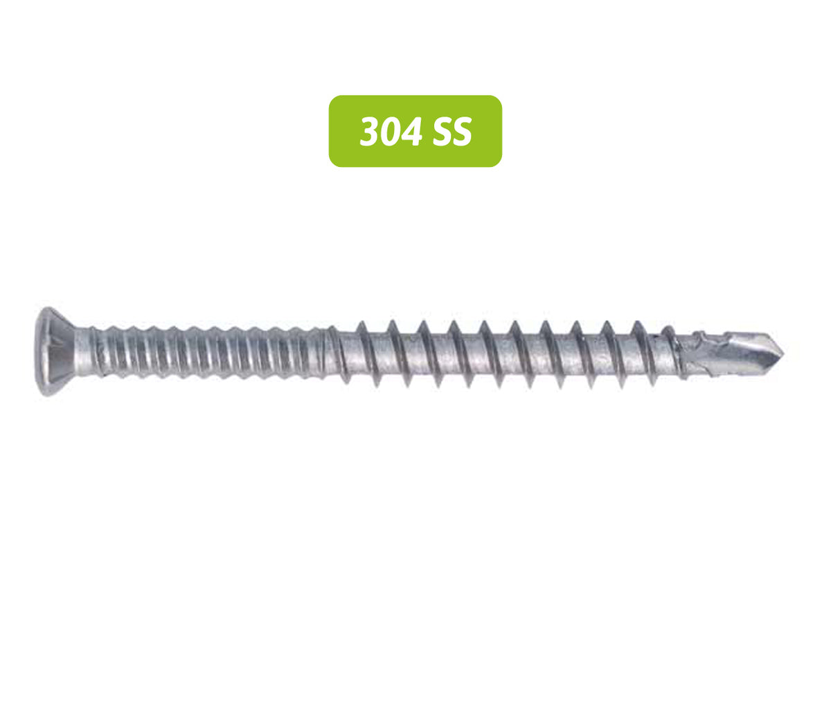 AnchorMark HS Decking Screw - 304 STAINLESS STEEL – Silver Finish — NPX ...