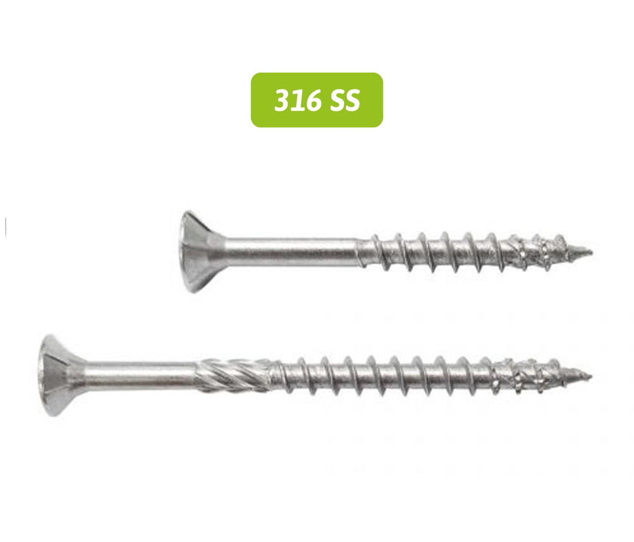 AnchorMark Timber Screws - 316 STAINLESS STEEL – Silver Finish — NPX ...