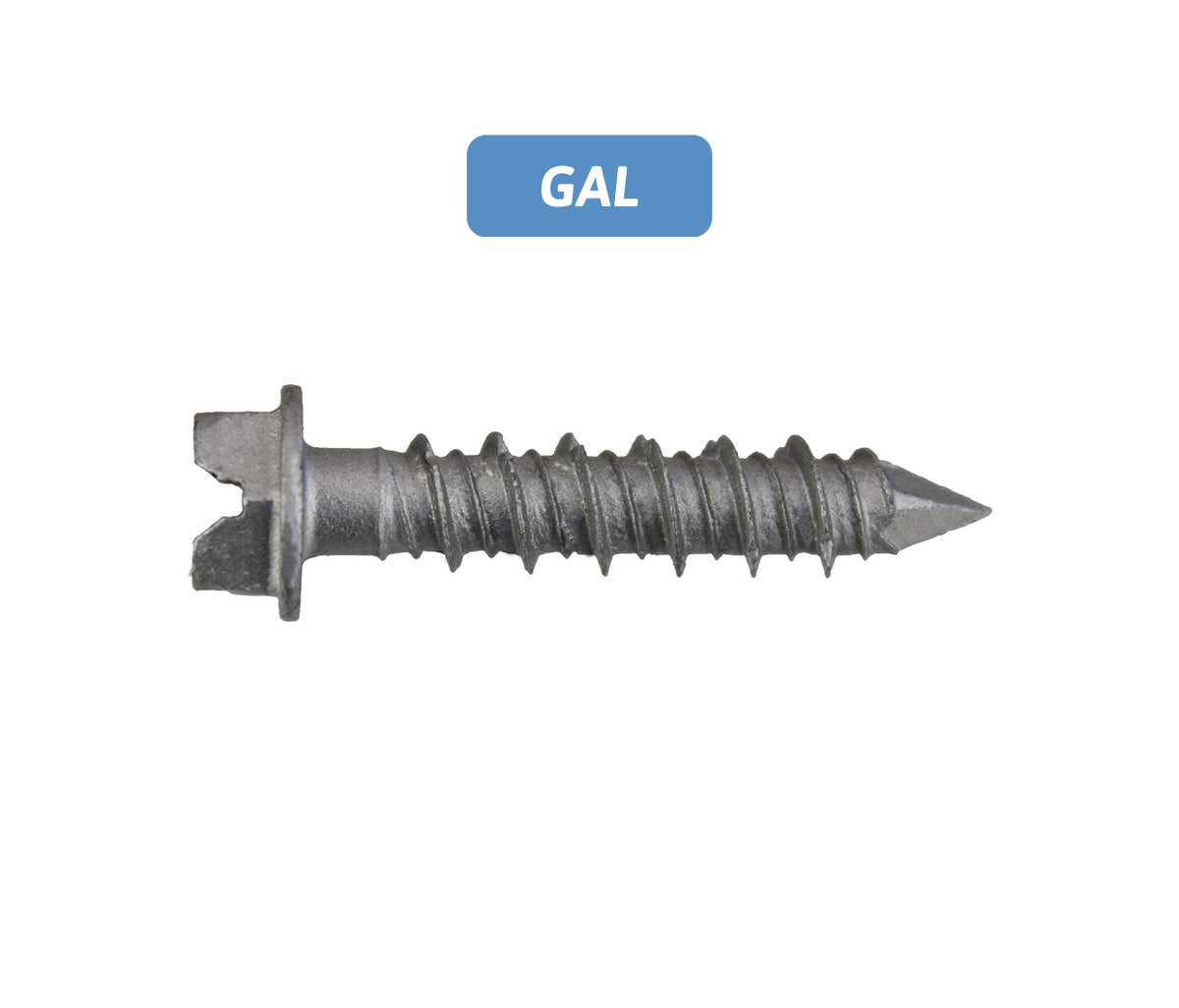 Grabcon Hex Head - Carbon Steel - GAL — NPX Fasteners