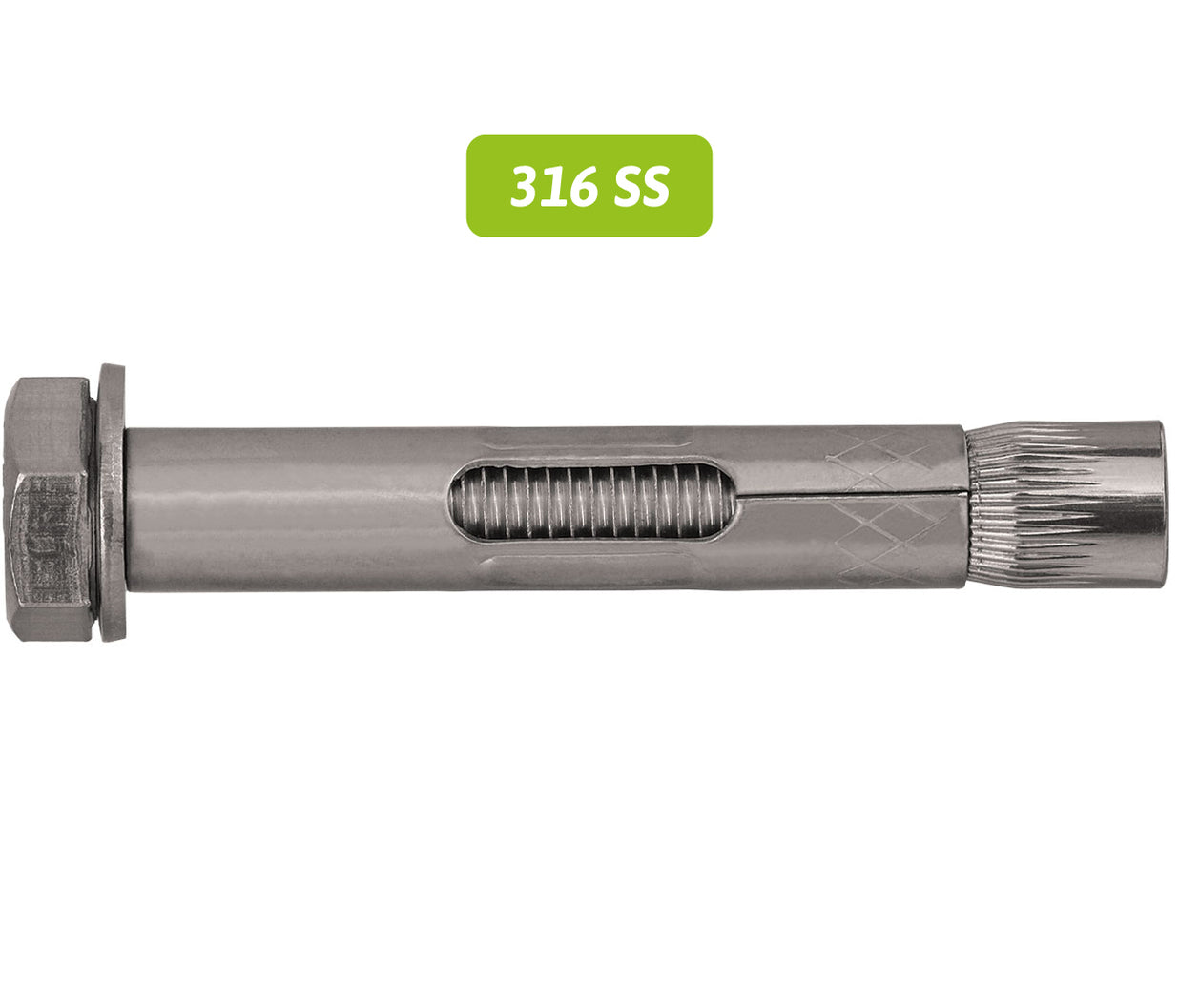 Sleeve Anchors - Flush Head - 316 SS — NPX Fasteners
