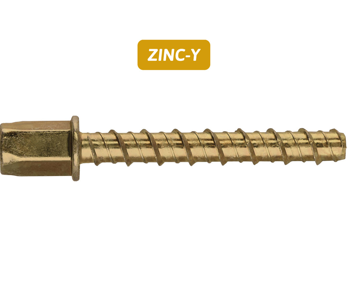 Thunderbolt Pro Tie - Down Anchor - ZINC YELLOW — NPX Fasteners