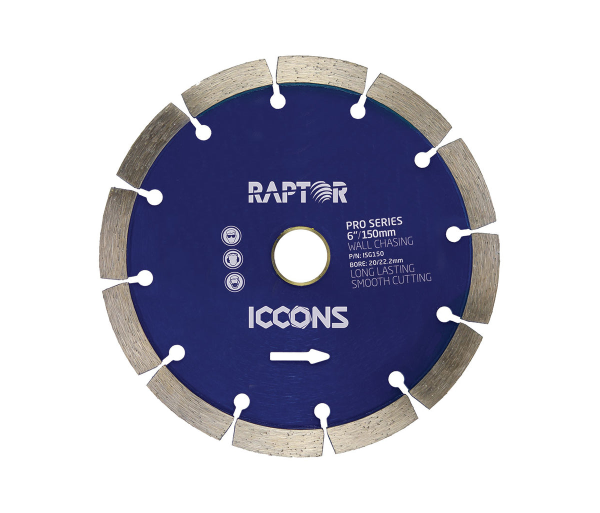 Angle Grinder Blade - Segmented Blade for Non Abrasive Material (Wall ...