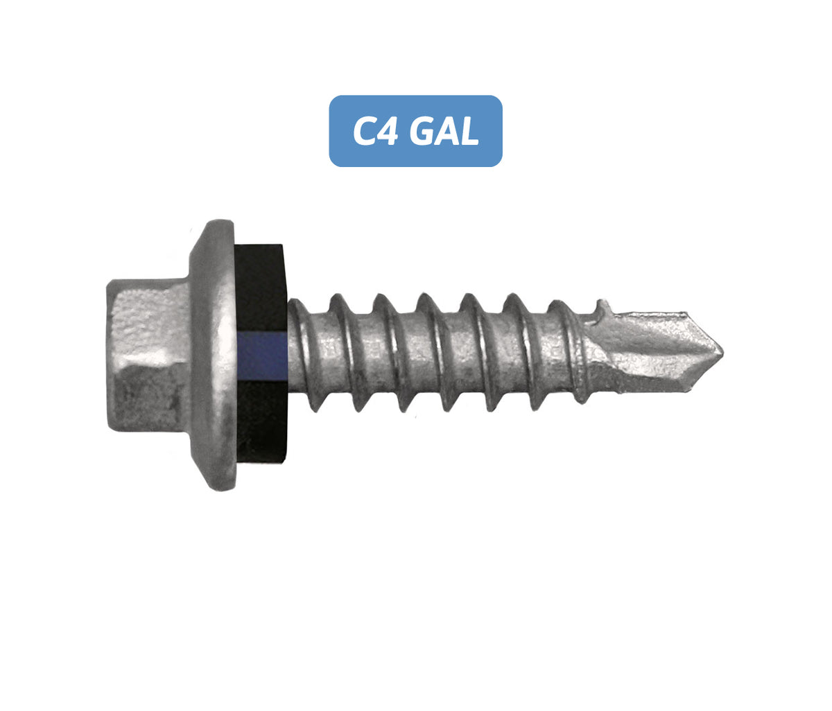 UniZip - Cladding Screw To Metal Or Timber - C4 GAL WASHERED — NPX ...